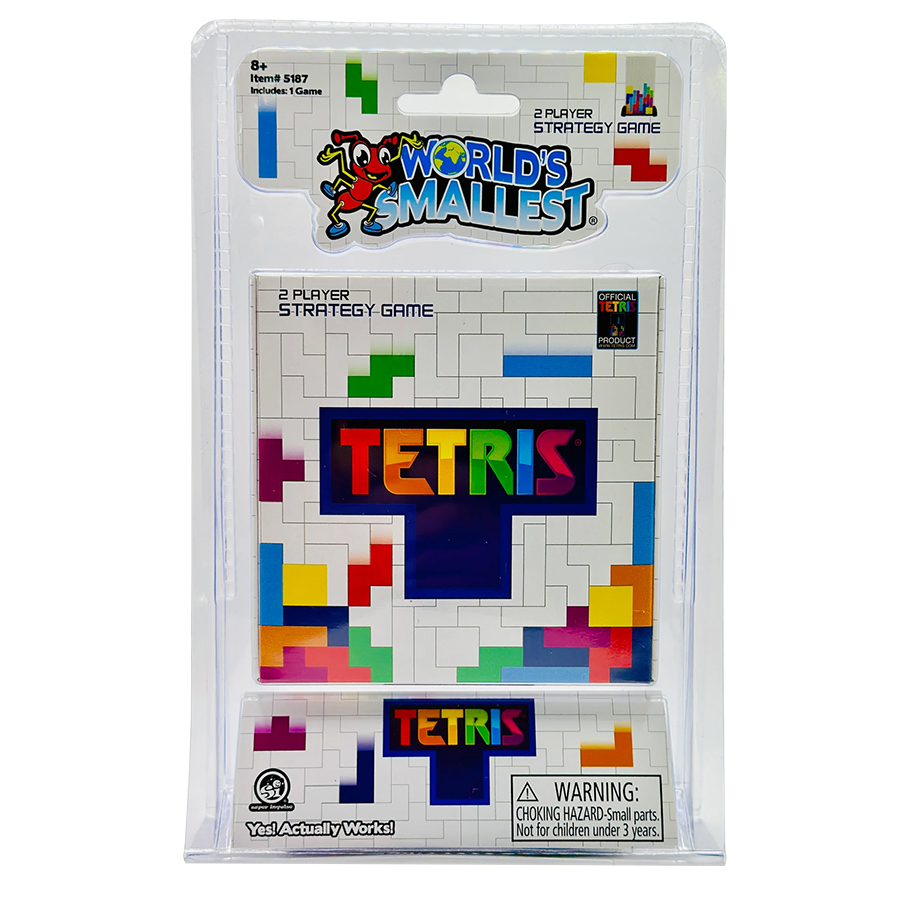 World's Smallest Tetris Board Game - Best for Ages 8 to 12