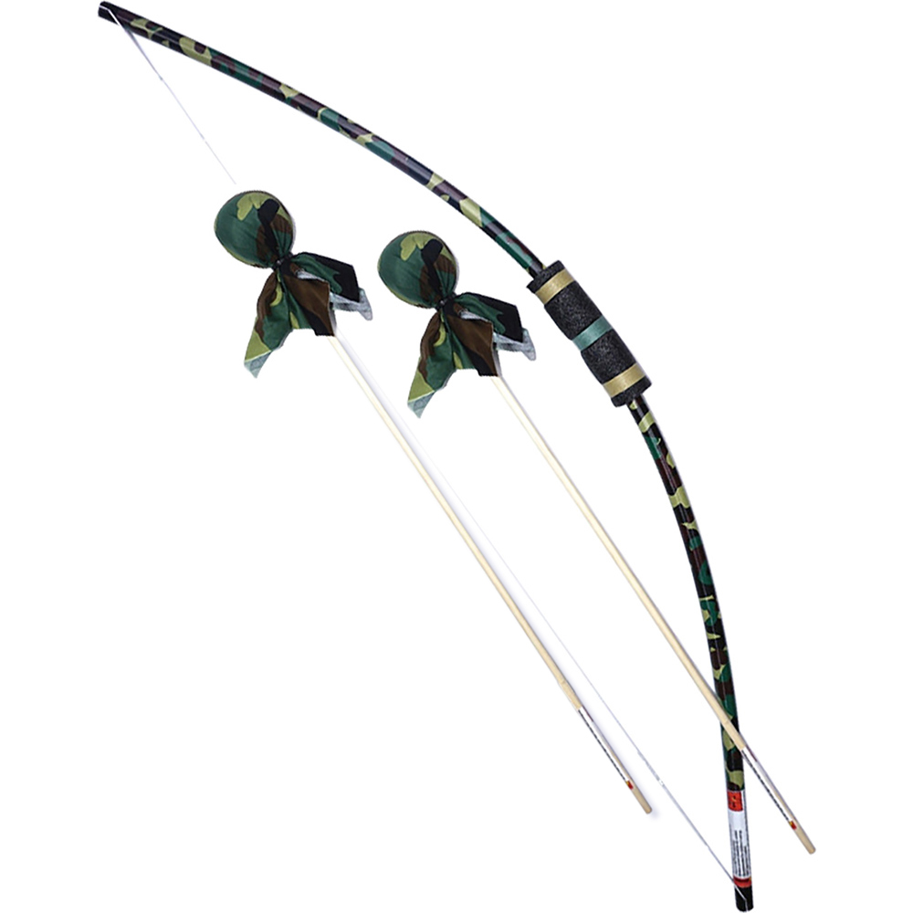 Camo Bow & Arrows Set with Bulls Eye - - Fat Brain Toys