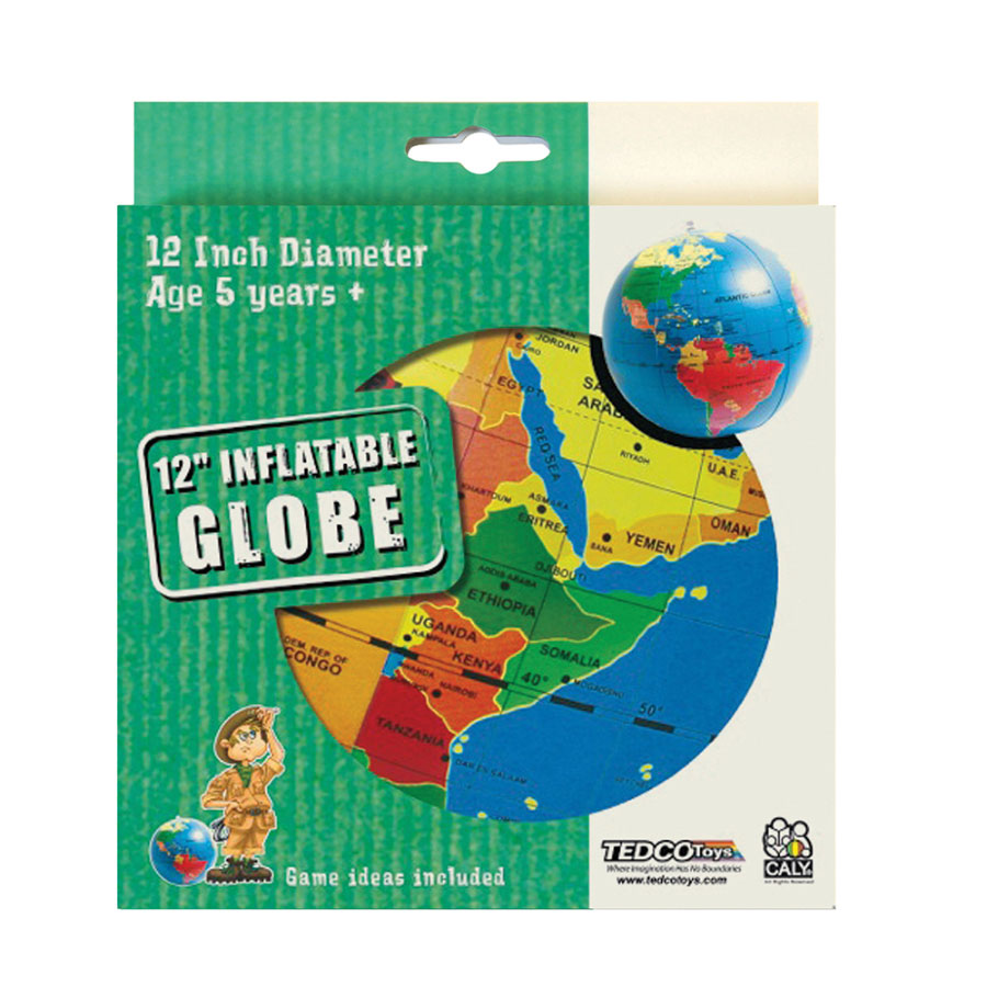12 in. Inflatable Globe - - Fat Brain Toys