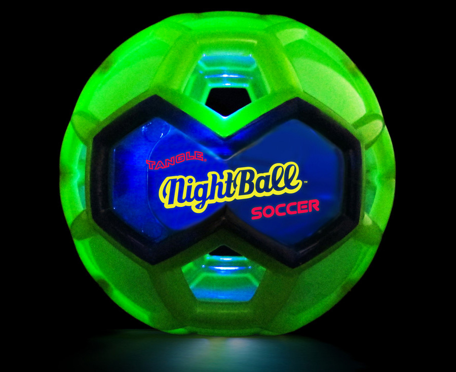 Tangle Sportz Matrix NightBall Soccer - - Fat Brain Toys