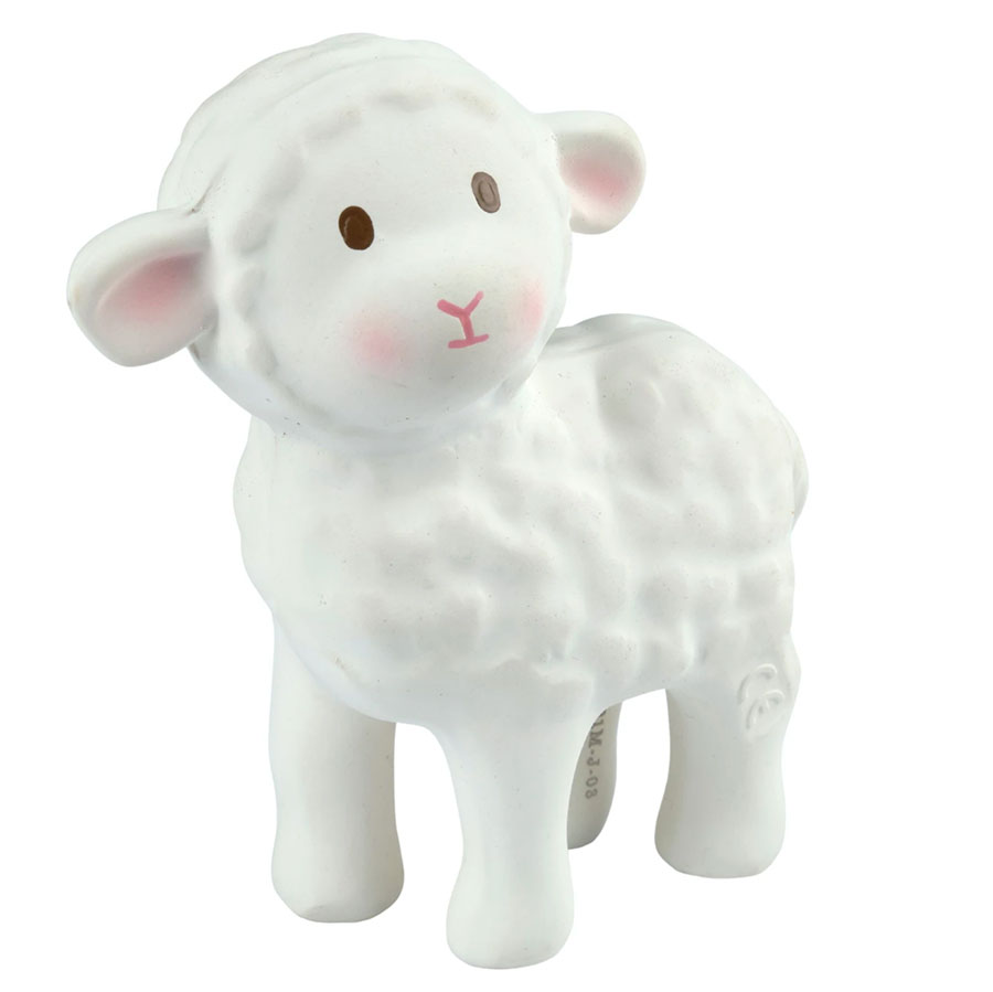 Bahbah the Lamb Teether Rattle & Bath Toy - - Farm Toys