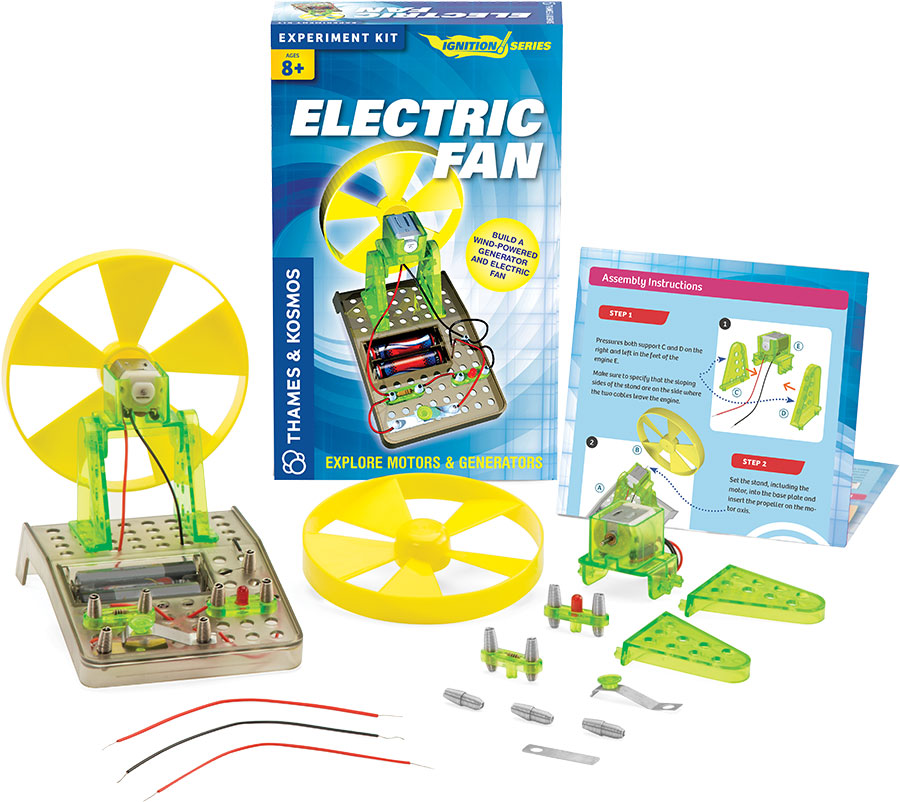 Ignition Series Electric Fan - - Fat Brain Toys