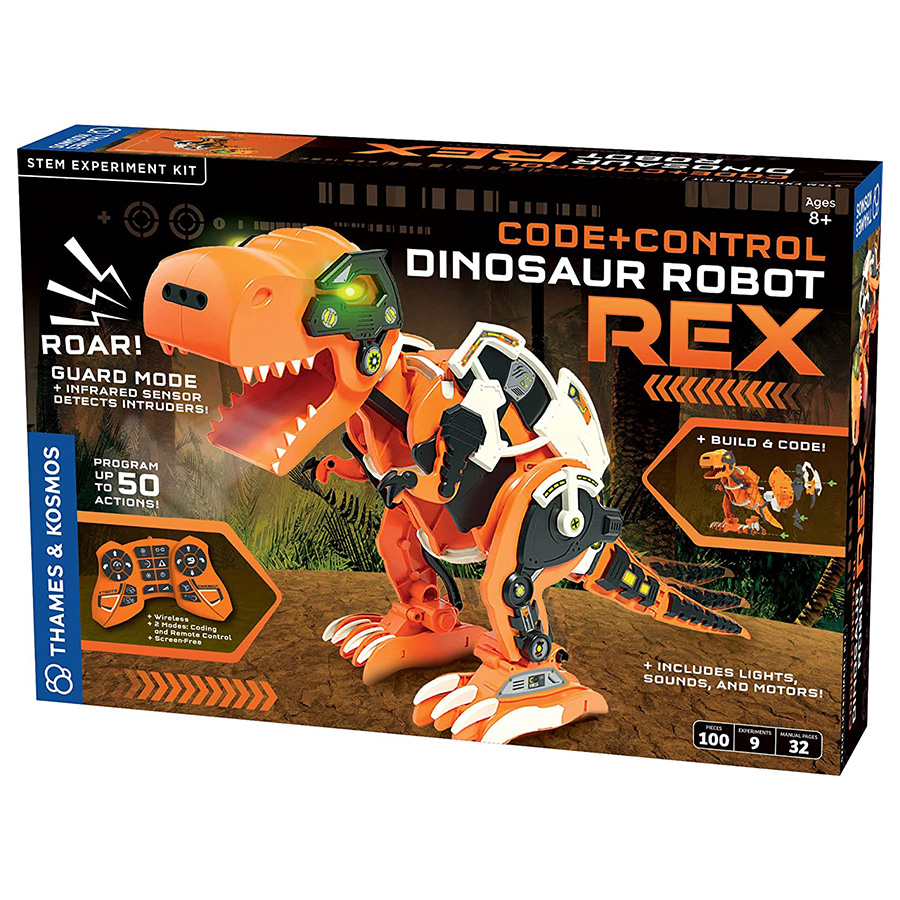 Code+Control Dinosaur Robot - REX - Best for Ages 8 to 12