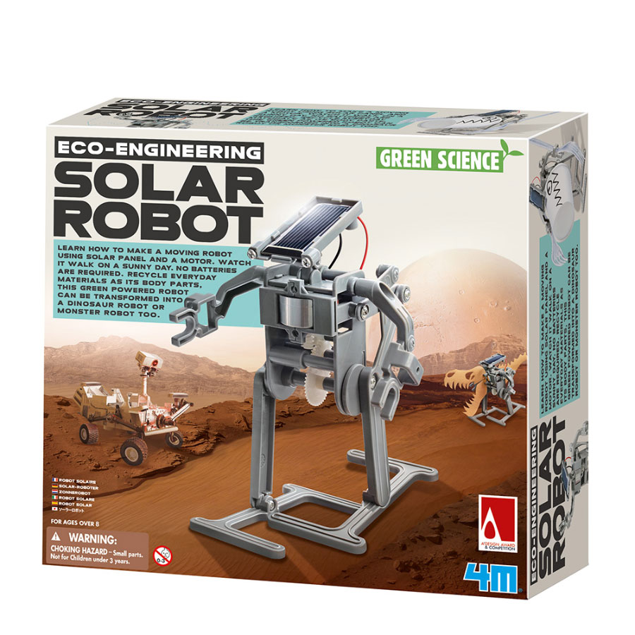4M Solar Robot - - Fat Brain Toys