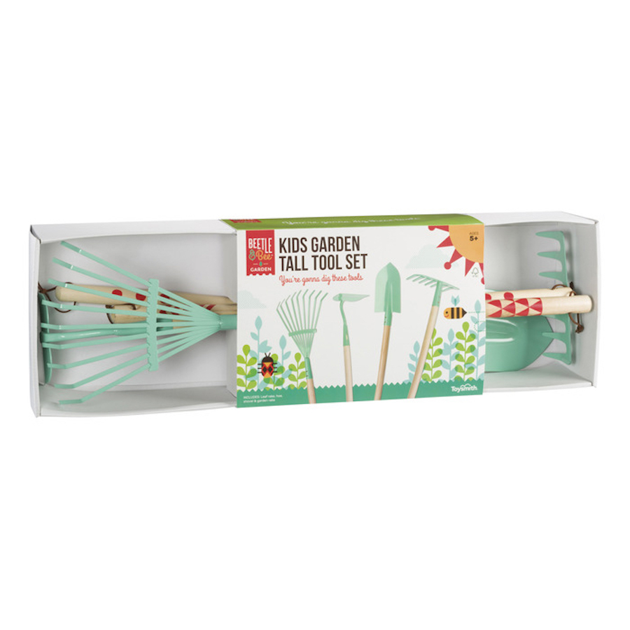 Kids Garden Tall Tool Set - - Fat Brain Toys