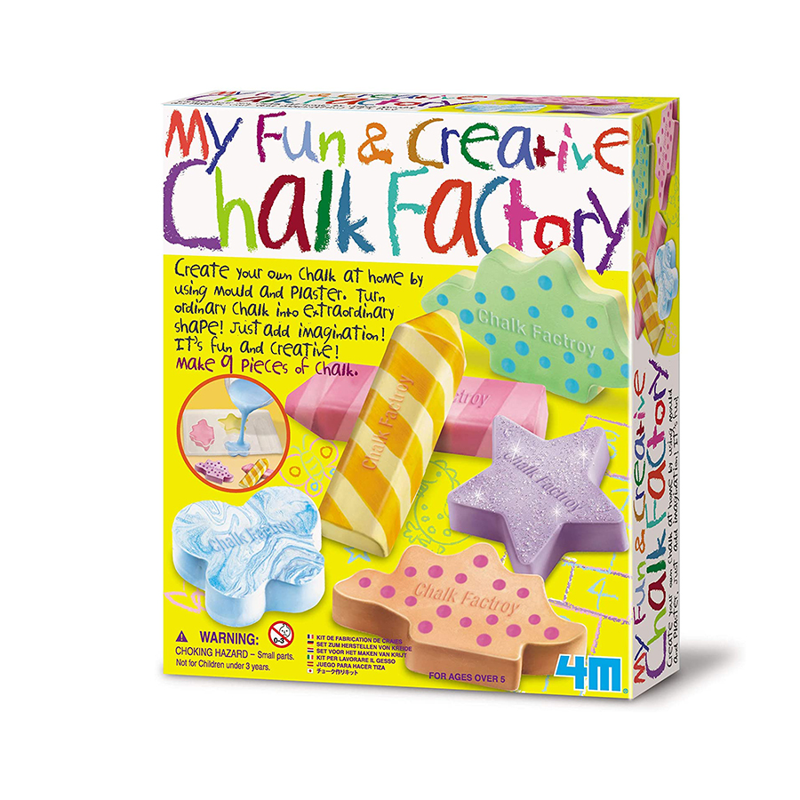 4M My Fun & Creative Chalk Factory - - Fat Brain Toys