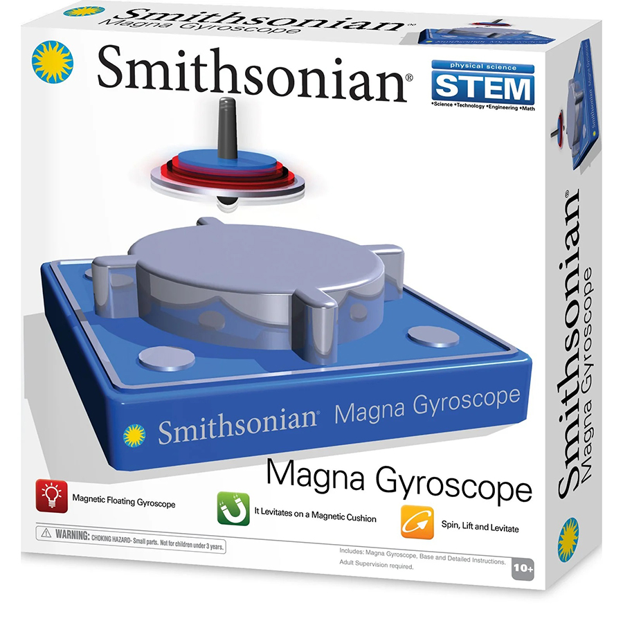 Smithsonian STEM Magna Gyroscope - - Fat Brain Toys