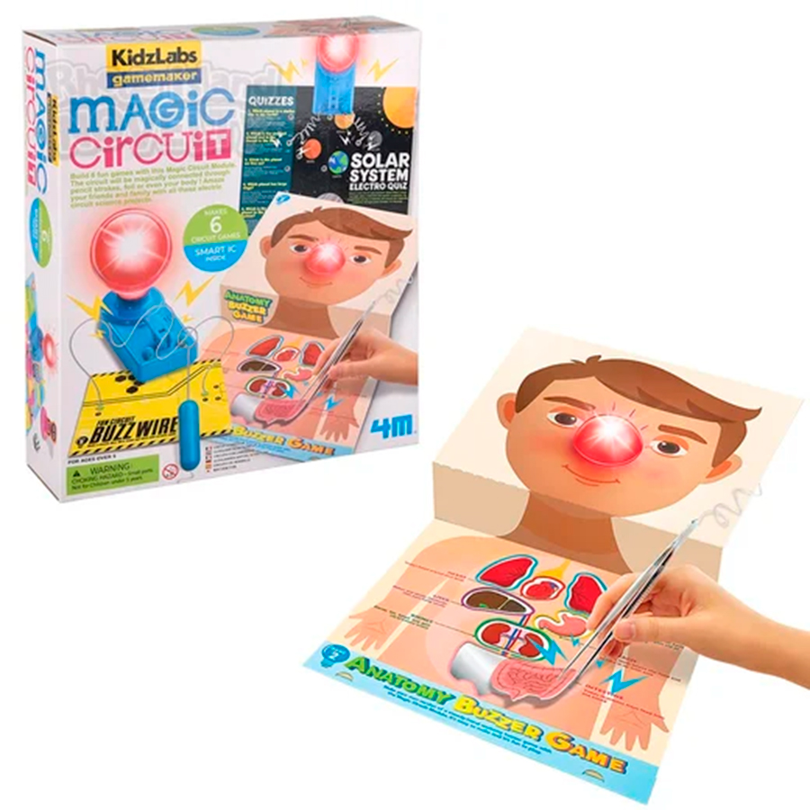 4M KidzLabs Gamemaker Magic Circuit Kit - - Fat Brain Toys