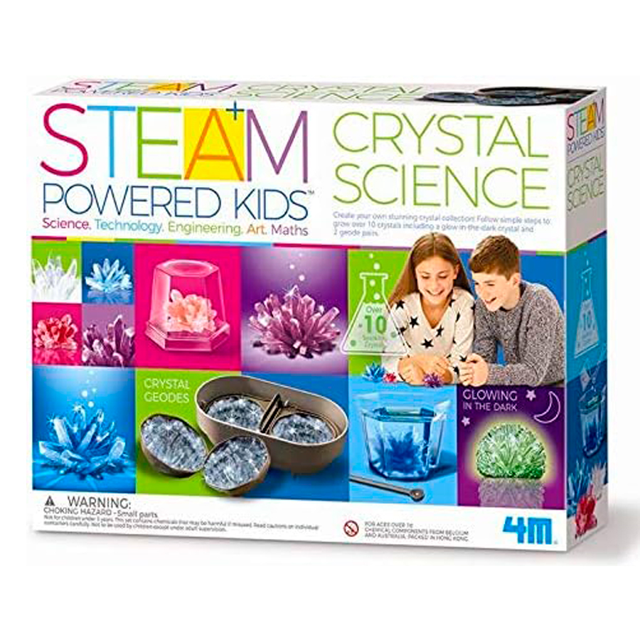 4M STEAM Crystal Science Kit - Best Science & Nature for Ages 10 to 12