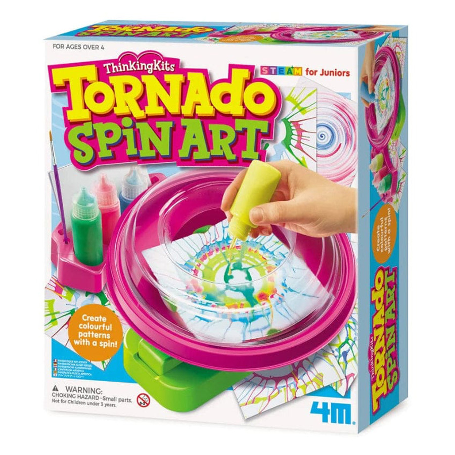 4M Tornado Spin Art Thinking Kit - Best Arts & Crafts for Ages 5 to 7