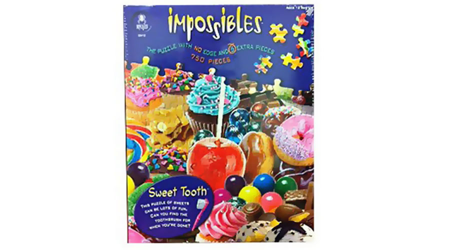 Sweet Tooth Impossible Puzzle - 750 pc - - Fat Brain Toys