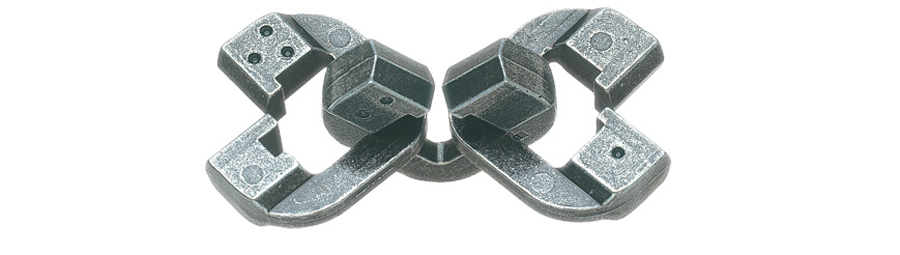 Hanayama Chain Puzzle - level 6 - - Fat Brain Toys