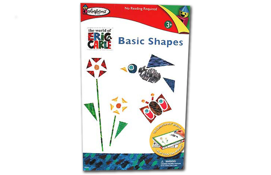 Eric Carle Basic Shapes Colorforms Play Set Fat Brain Toys