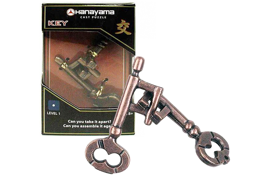 Hanayama Key Puzzle - Level 1 - - Fat Brain Toys