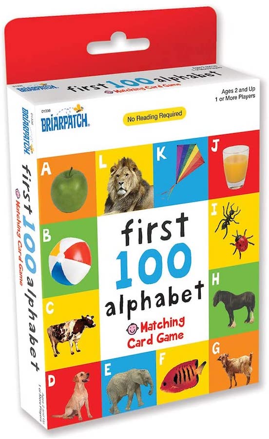 First 100 Alphabet Matching Card Game - - Fat Brain Toys