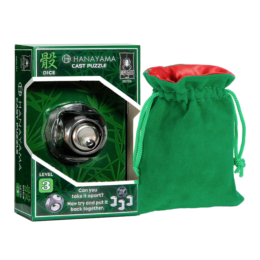 Hanayama Cast Metal Puzzle Jam - Level 3 - - Fat Brain Toys