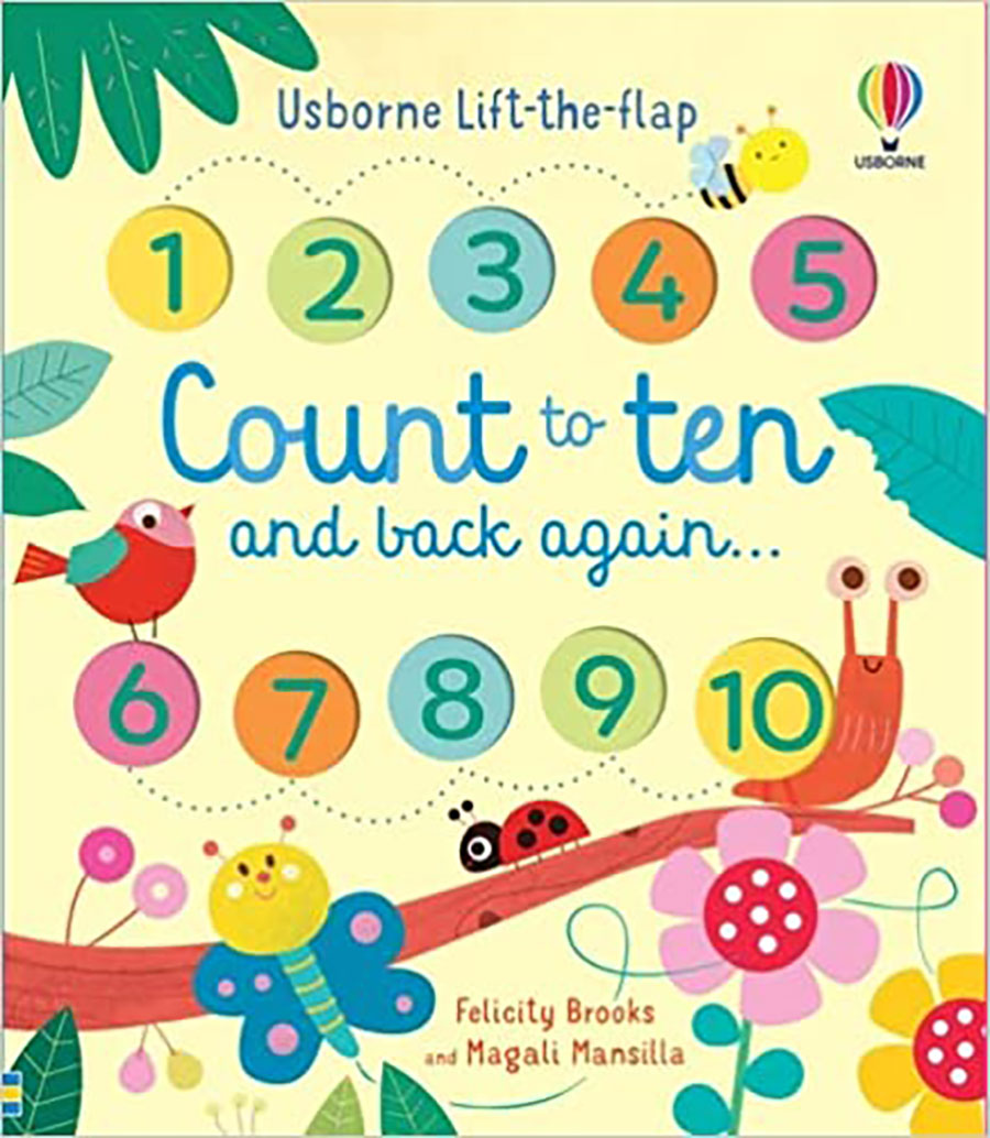 Lift-the-Flap Count to Ten and Back Again - Baby Gear - Fat Brain Baby