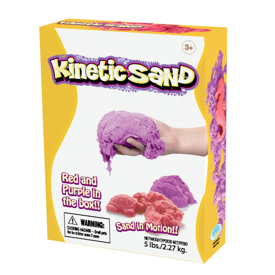 Color Kinetic Sand - 2 Color Box - 5 lb - - Fat Brain Toys