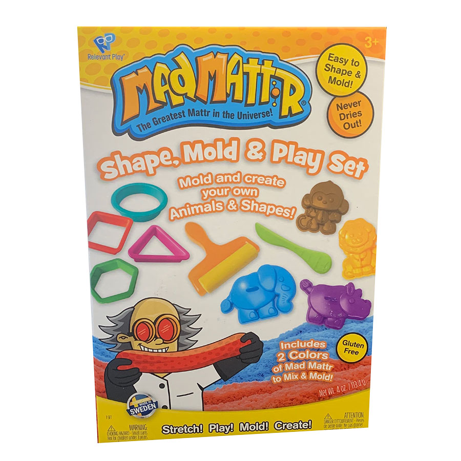 Mad Mattr Shape Mold & Play Set - - Fat Brain Toys