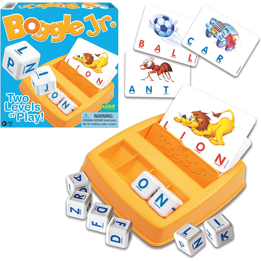 Boggle Jr. - Best Early Learning Toys for Ages 3 to 6 - Fat Brain Toys