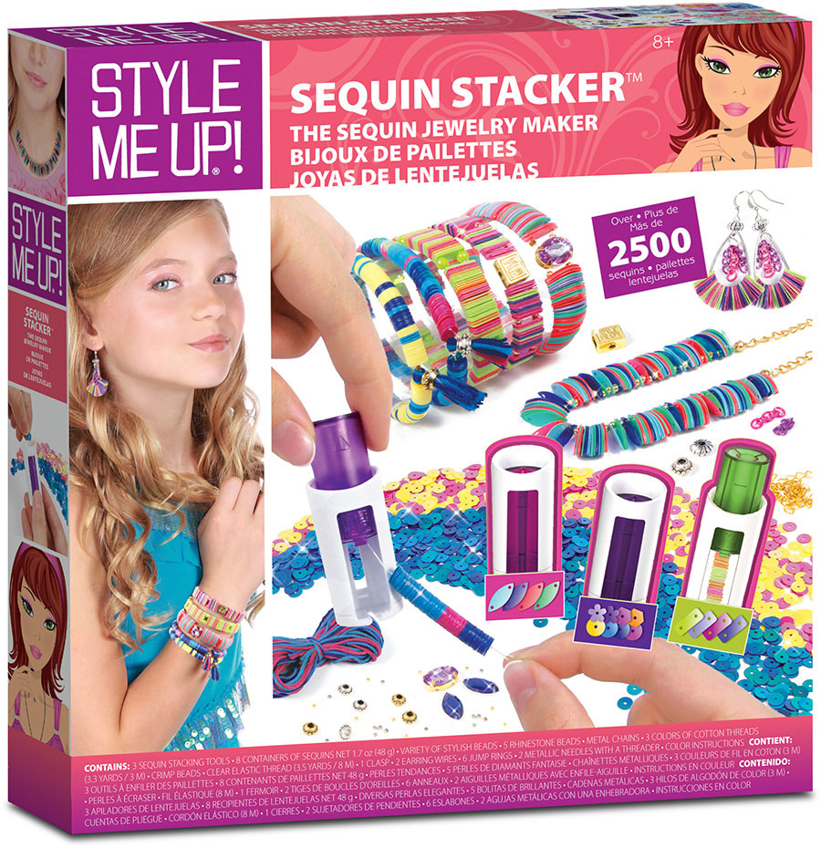 Style Me Up! Sequin Stacker Combo Pack - - Fat Brain Toys