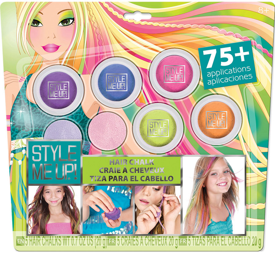 Style Me Up! Hair Chalk Multi Pack - - Fat Brain Toys