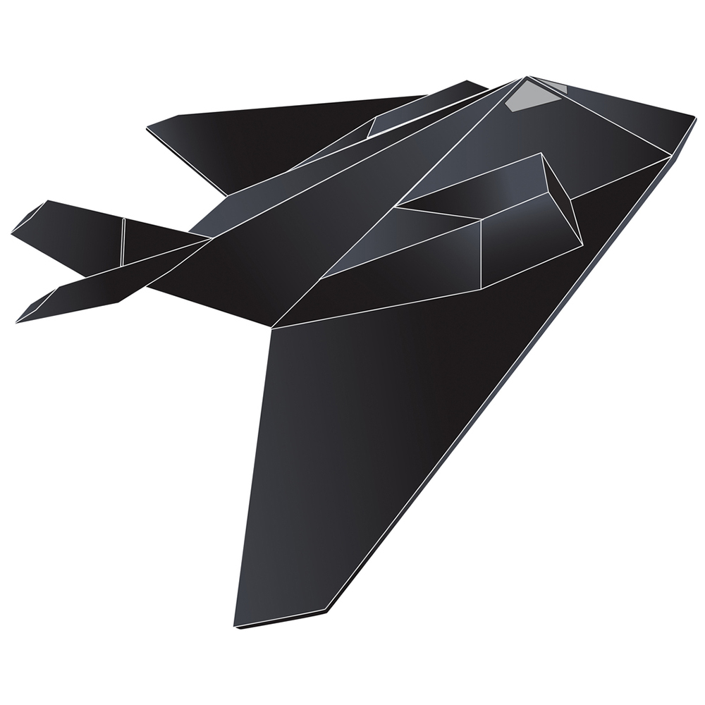 WindForce 3-D Nylon Kite - Stealth - - Fat Brain Toys