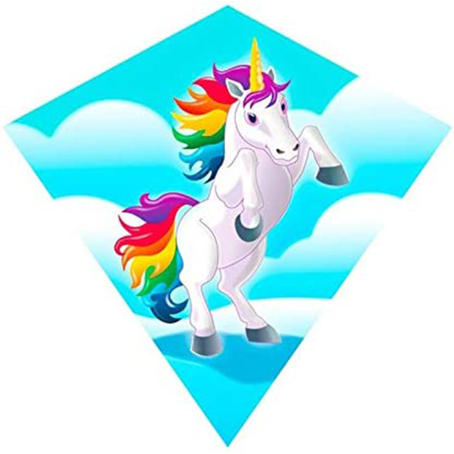 Unicorn Mini Diamond Kite - Best Active Play for Ages 8 to 12