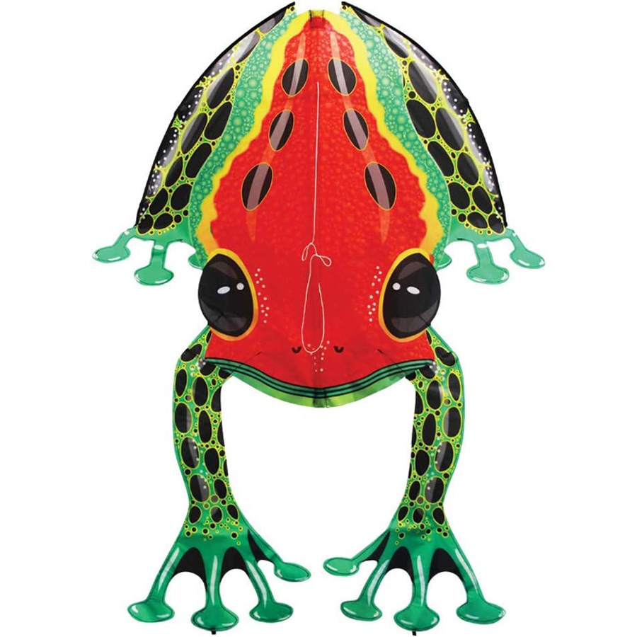 Rainforest DLX Nylon Kite - Dart Frog - Best for Ages 8 to 12
