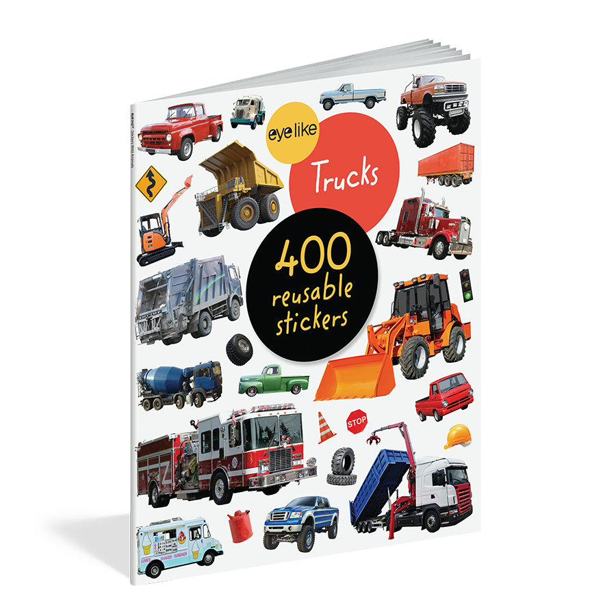 Eyelike Stickers - Trucks - - Fat Brain Toys