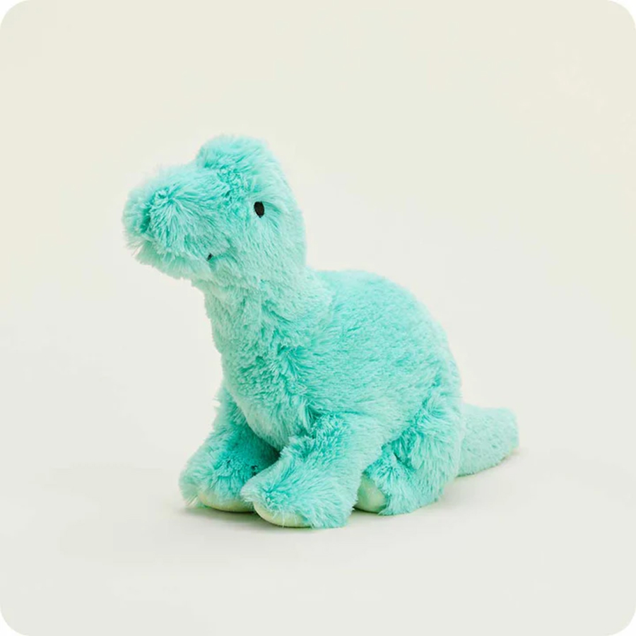 Teal Long Neck Dinosaur Warmies - Best Plush for Ages 0 to 6