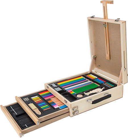 Traveler's Sketch & Draw Easel Case - - Fat Brain Toys