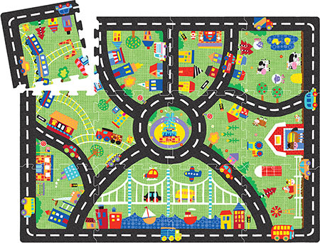 City Fun Play Mat - - Fat Brain Toys
