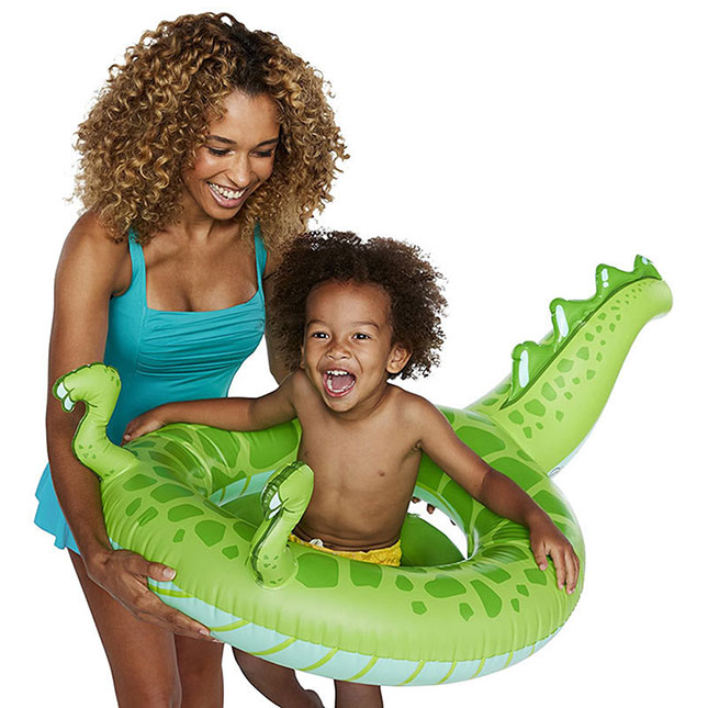 Lil' Dino Tail Pool Float - - Fat Brain Toys