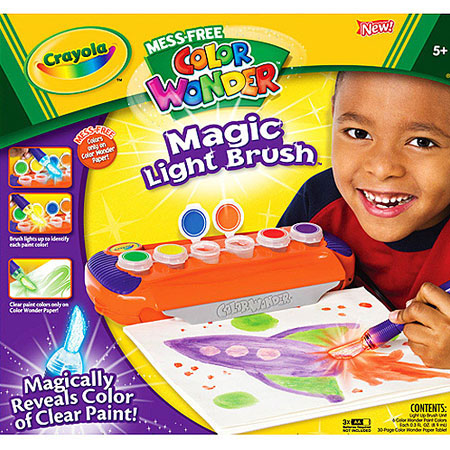 Color Wonder Magic Light Up Brush - - Fat Brain Toys
