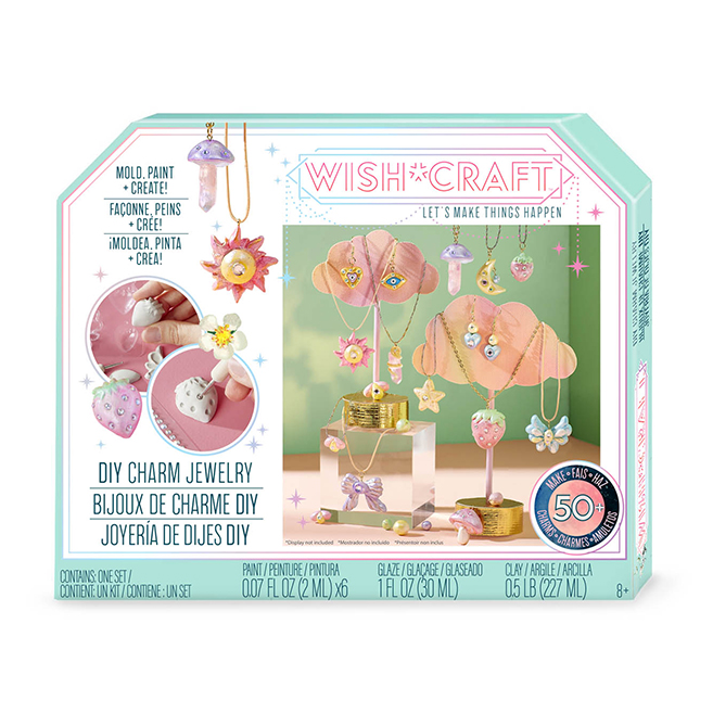 Wish Craft DIY Charm Jewelry - Best Arts & Crafts for Ages 8 to 12