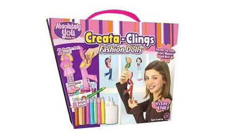 Creata-Clings Fashion Doll Set - - Fat Brain Toys