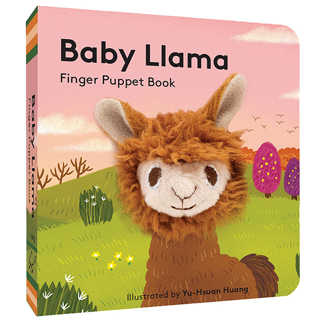 Baby Llama Finger Puppet Book - - Fat Brain Toys