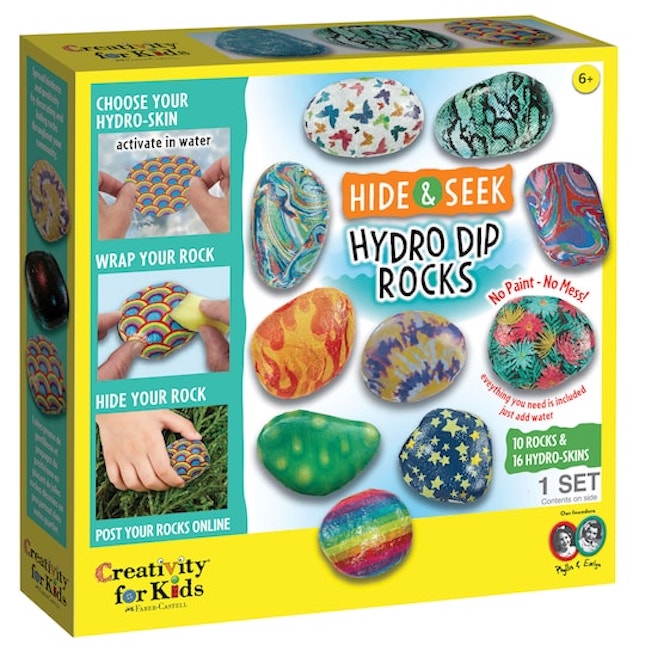 Hide & Seek Hydro Dip Rocks - - Fat Brain Toys