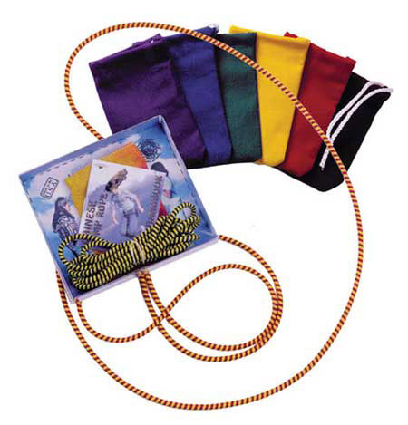 Chinese Jump Rope - Canvas Pouch - - Fat Brain Toys