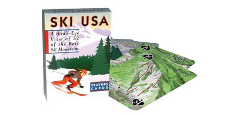 Ski USA Playing Card Deck - - Fat Brain Toys
