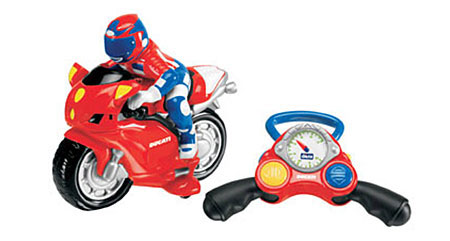 Radio Control Ducati Motorcycle - - Fat Brain Toys