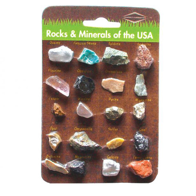 Rocks of the USA - Hand-Sized Collection - Best for Ages 3 to 12