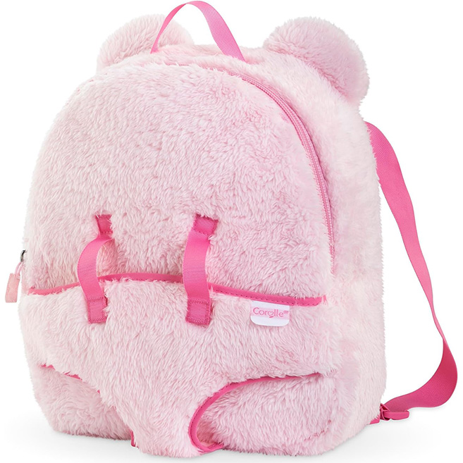 Bebe Plush Backpack Baby Doll Carrier - 12 inch - Best for Ages 3 to 7
