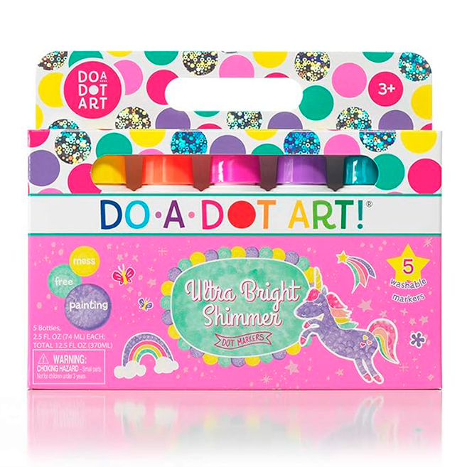 Do-A-Dot Art Markers - 5-pack Ultra Bright Shimmer