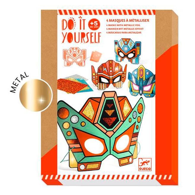 Do It Yourself Super Robots Mosaic Masks - Best for Ages 5 to 10