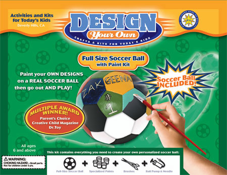 Real Soccer Ball Kit - - Fat Brain Toys