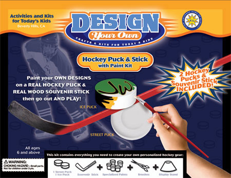 Real Hockey Puck Kit - - Fat Brain Toys