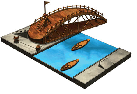 Leonardo DaVinci Kits - Swing Bridge - - Fat Brain Toys
