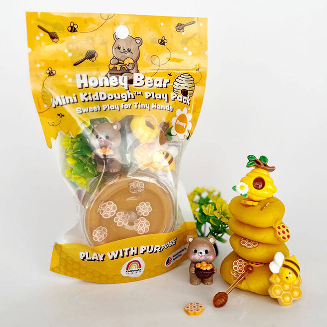 Honey Bear Mini KidDough Play Pack - Best for Ages 3 to 9